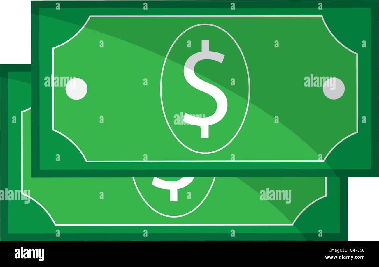 dollar bill , Vector illustration Stock Vector Image & Art - Alamy