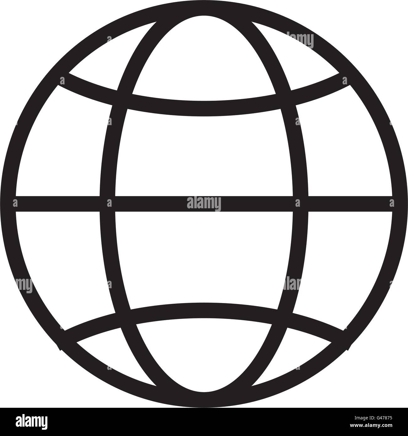 Equator globe diagram hi-res stock photography and images - Alamy