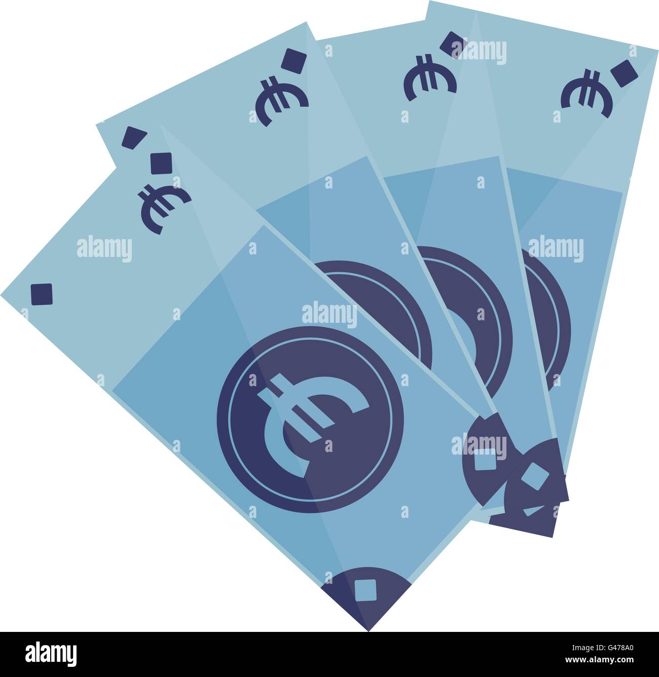 euro bill , Vector illustration Stock Vector Image & Art - Alamy