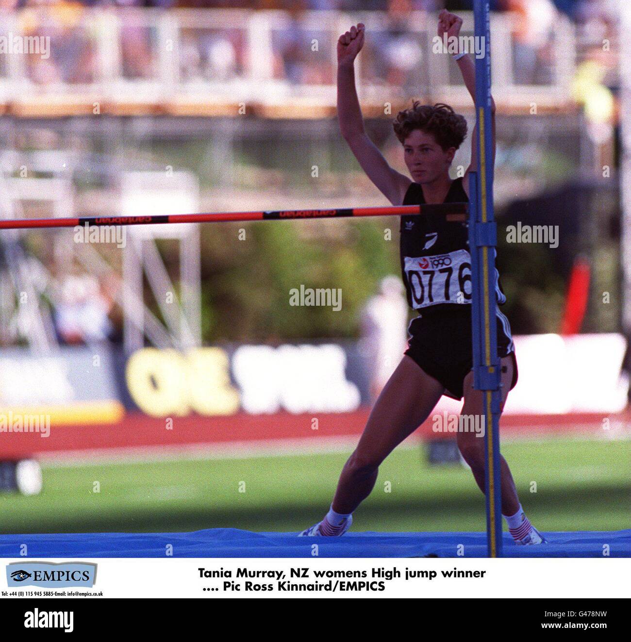 Tania murray nz womens high jump winner z4 High Resolution Stock ...