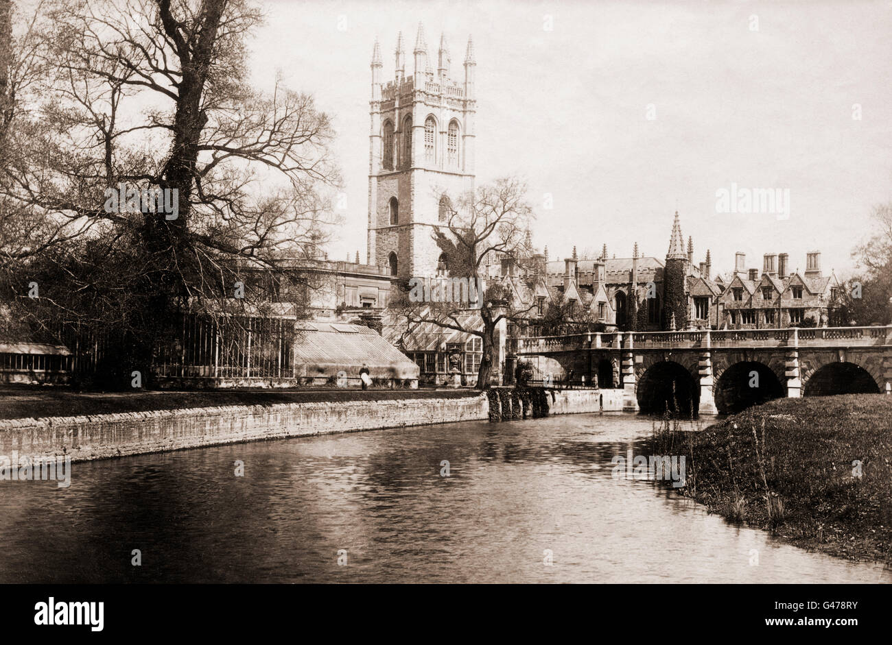 Oxford england magdalen bridge hi-res stock photography and images - Alamy