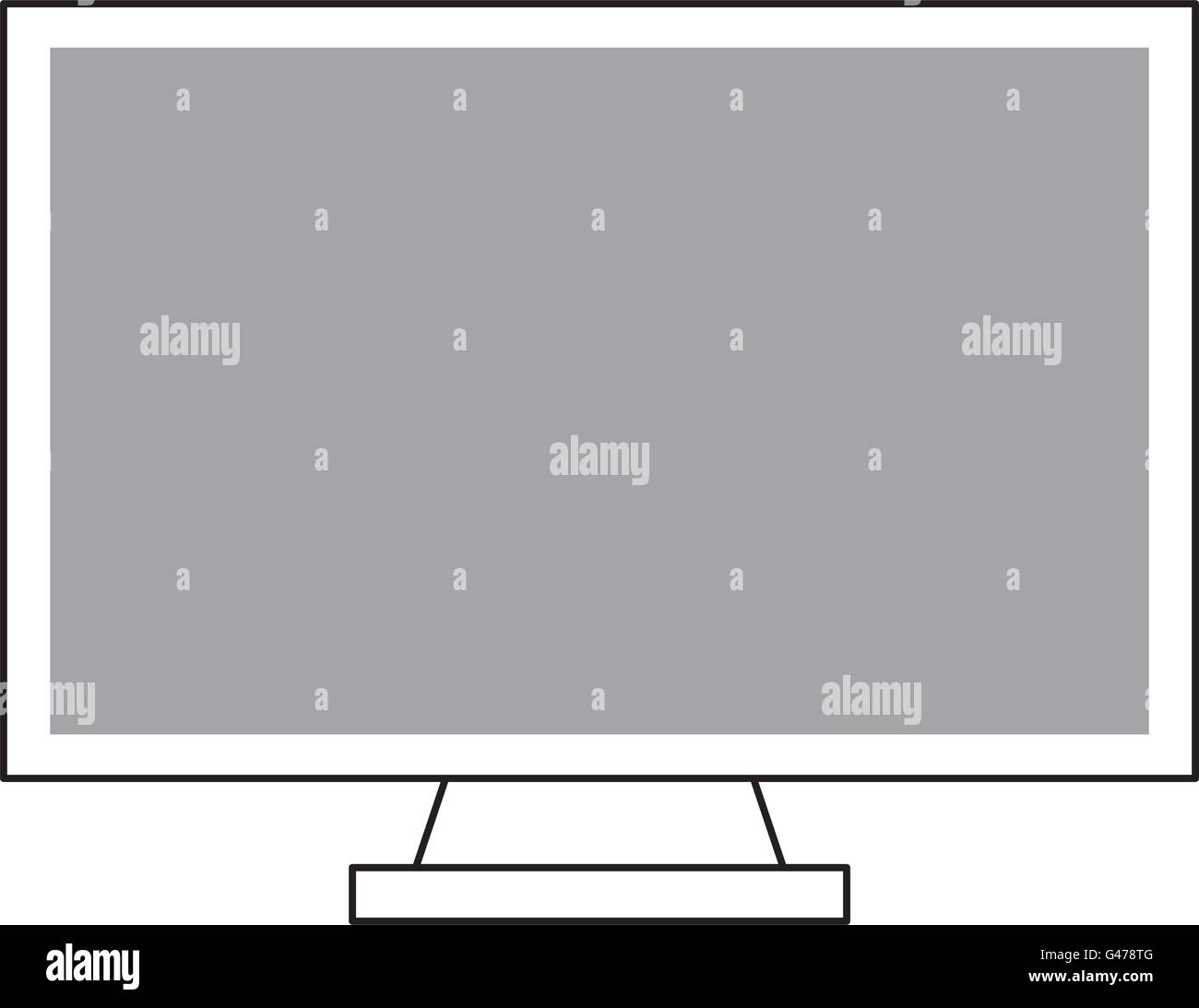 computer monitor , Vector illustration Stock Vector Image & Art - Alamy