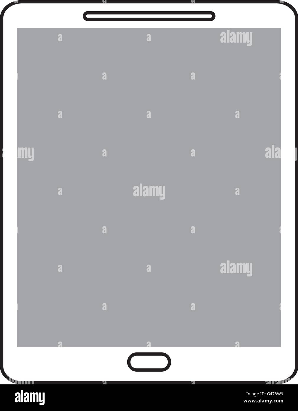 cellphone or tablet , Vector illustration Stock Vector Image & Art - Alamy