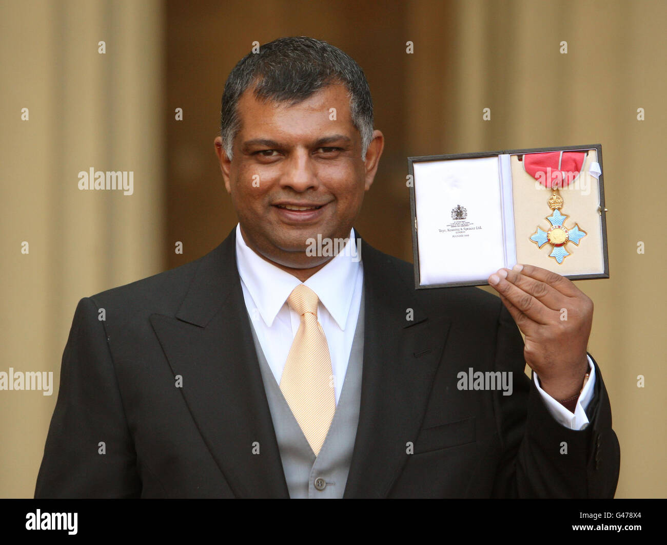 Tony Fernandes, with his Commander of the British Empire (CBE) medal ...