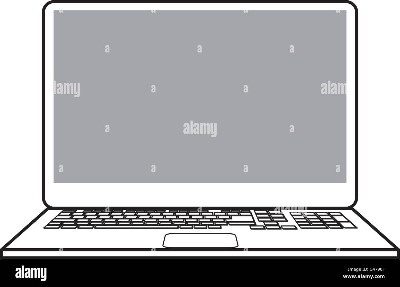 laptop , Vector illustration Stock Vector Image & Art - Alamy