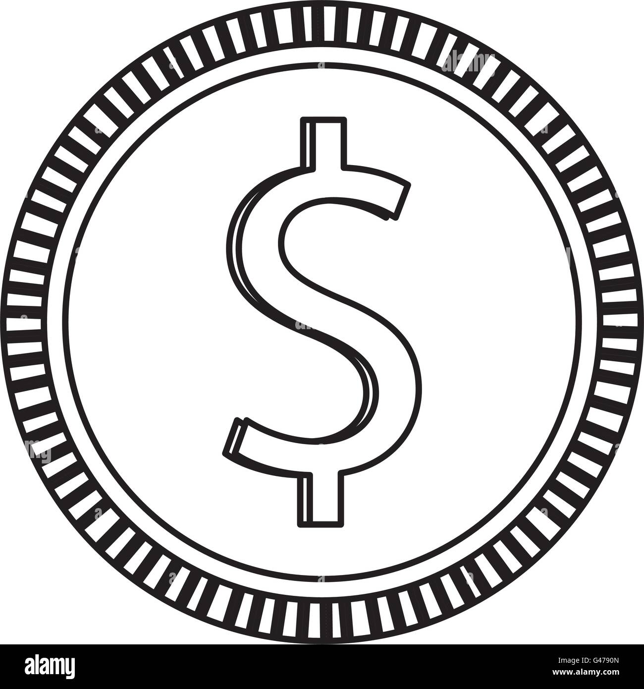 coin , Vector illustration Stock Vector Image & Art - Alamy