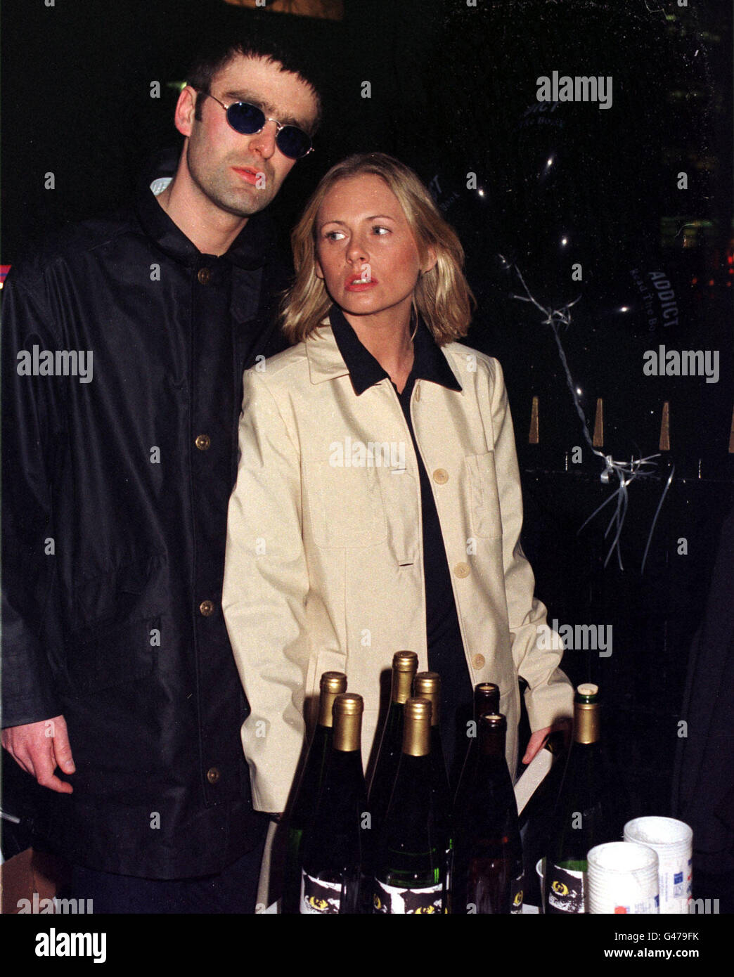 LIAM GALLAGHER AND PATSY KENSIT LOOKALIKE AT A PARTY TO LAUNCH A NEW ...