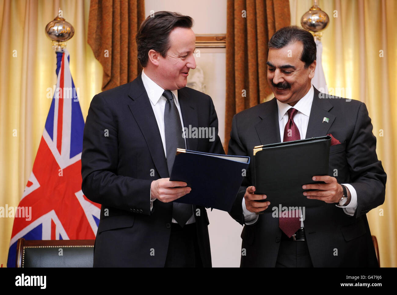 David Cameron in Pakistan Stock Photo - Alamy