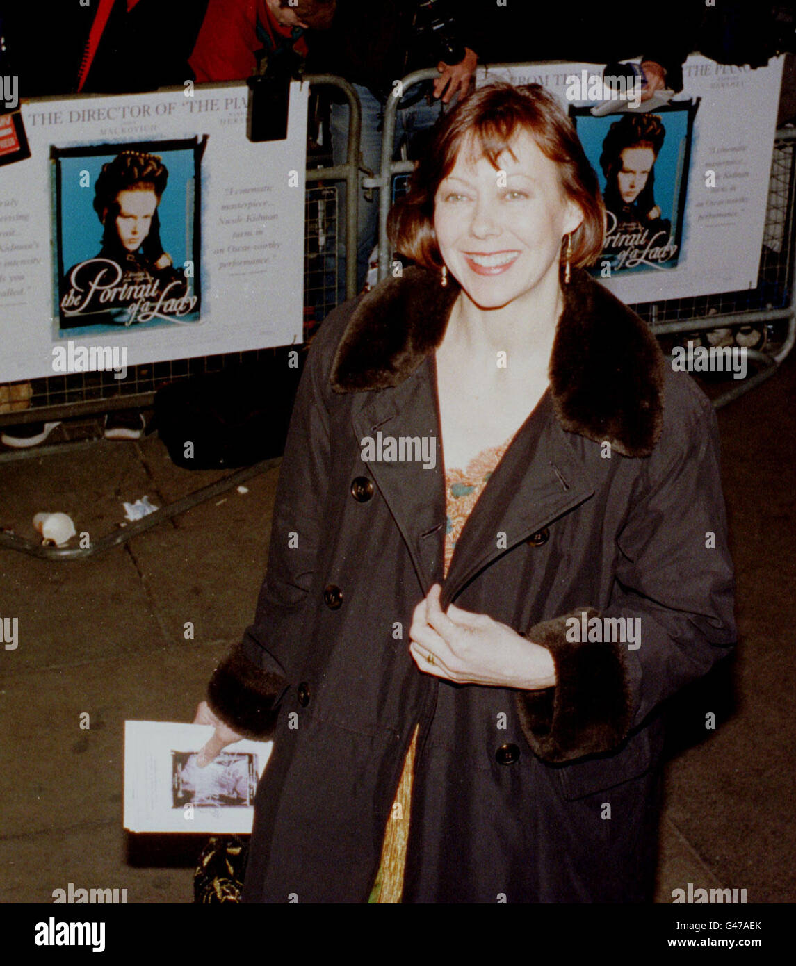 ACTRESS JENNY AGUTTER AT THE PERMIERE OF 'PORTRAIT OF A LADY AT THE ...