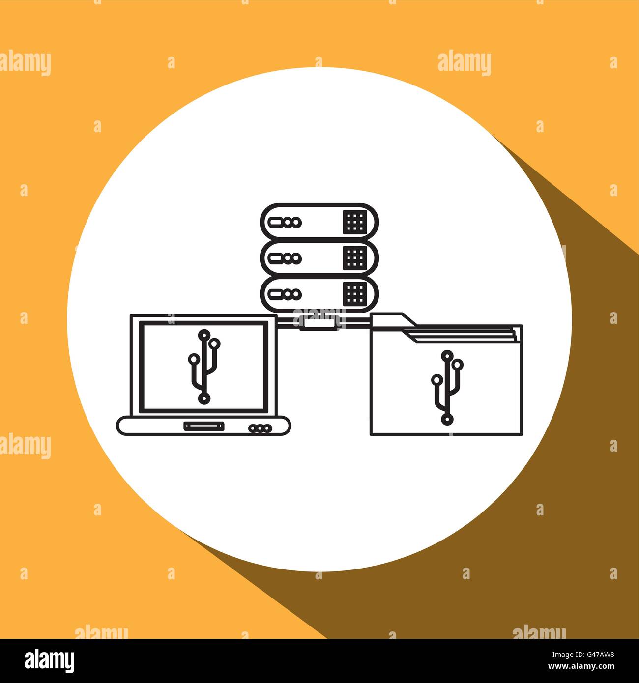 file design. Media icon. Flat illustration, vector graphic Stock Vector ...