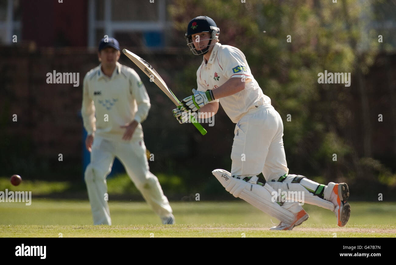 Lancashire's Steven Croft bats during the County Championship match at ...