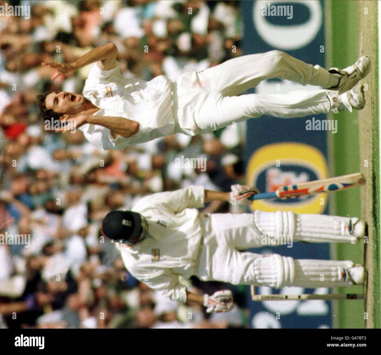 3rd Test Match-England v Australia at Old Trafford: Australian bowler ...