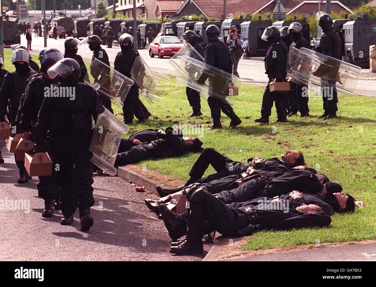 John giles riot hi-res stock photography and images - Alamy