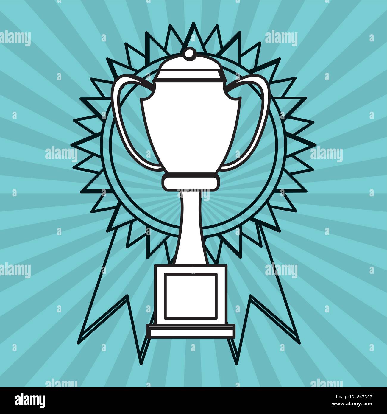 Winner design. Success icon. Flat illustration, vector graphic Stock ...