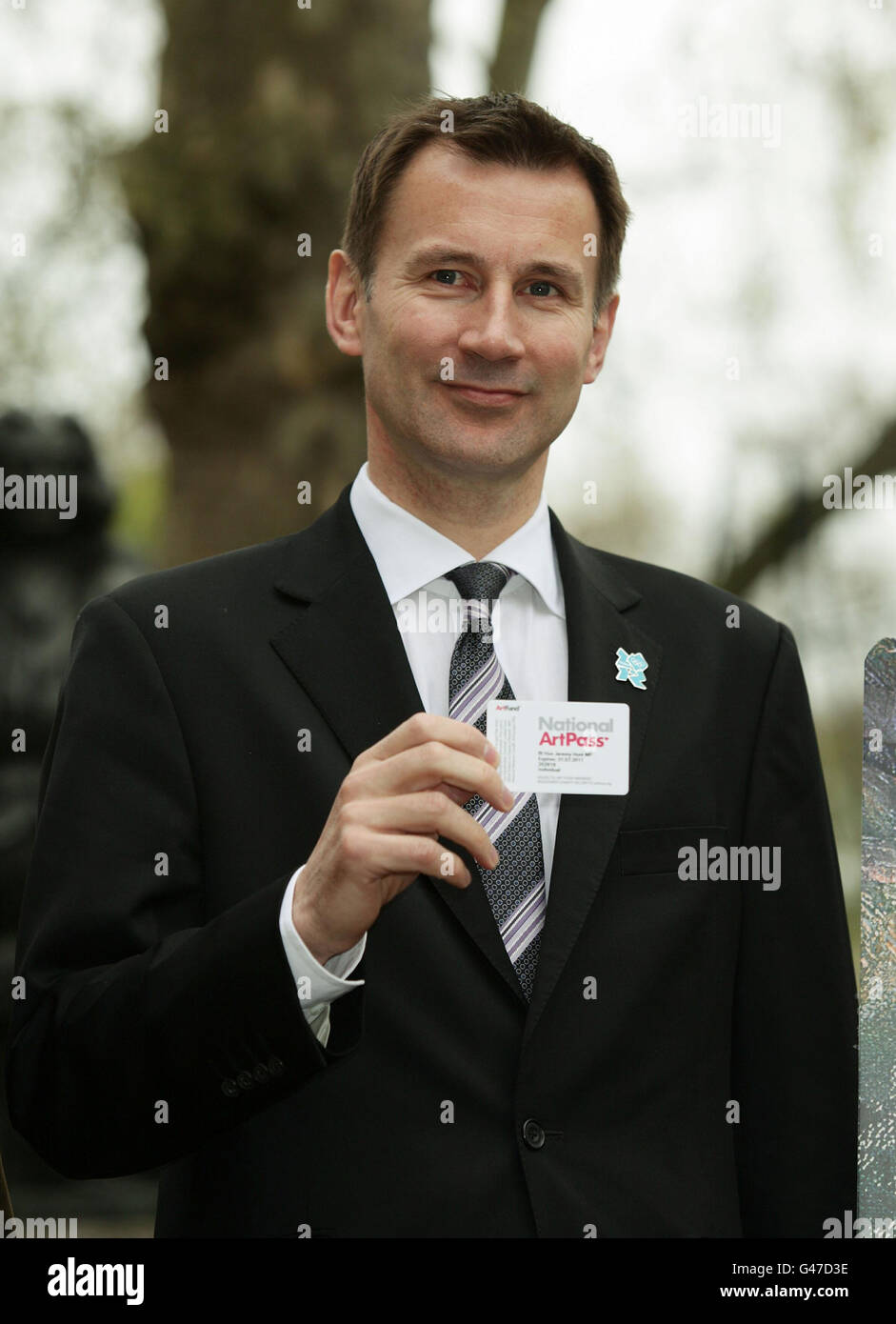 Culture Secretary Jeremy Hunt MP at the Foundling Museum in central ...