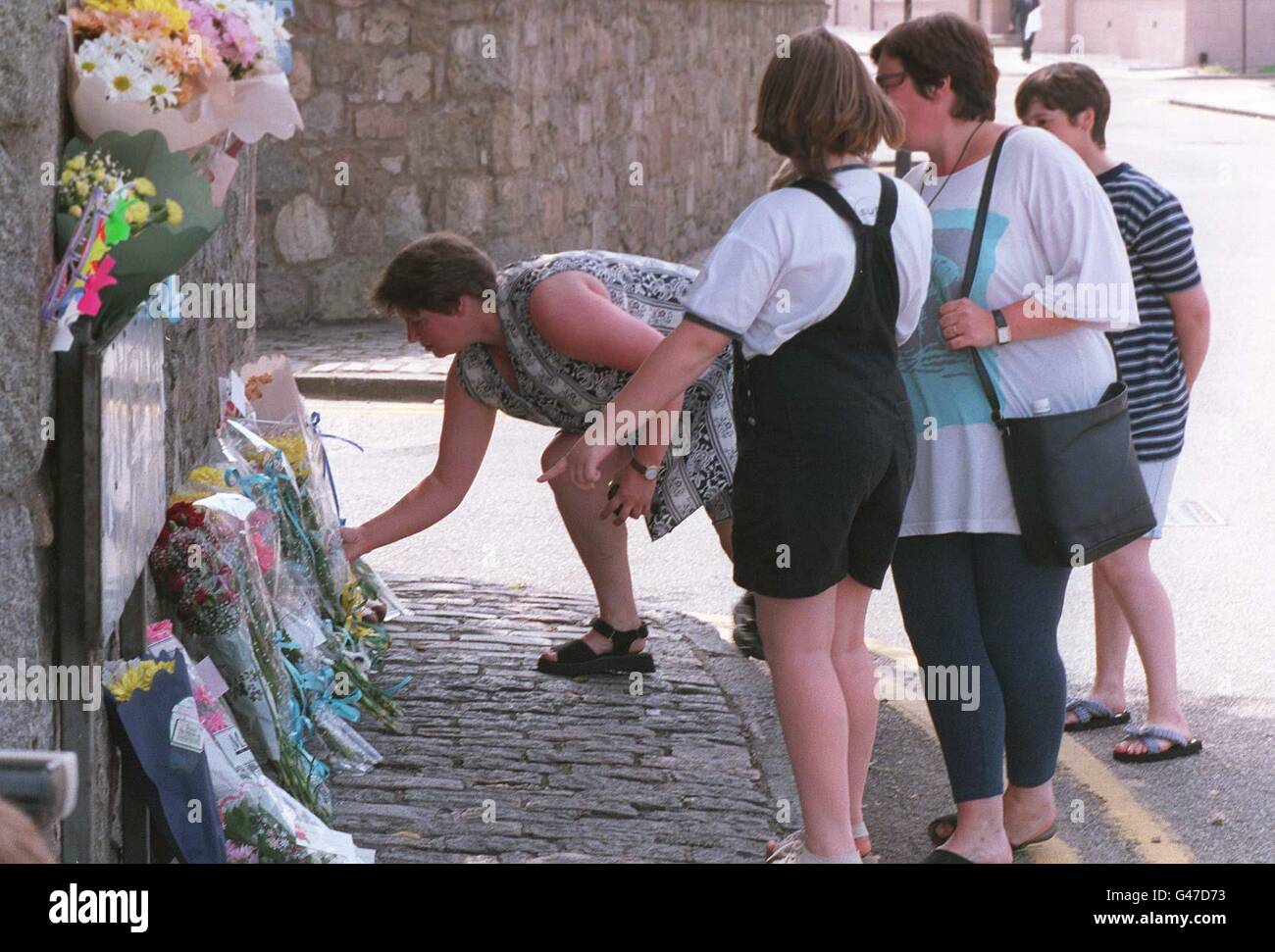 Scott Simpson murder flowers Stock Photo - Alamy