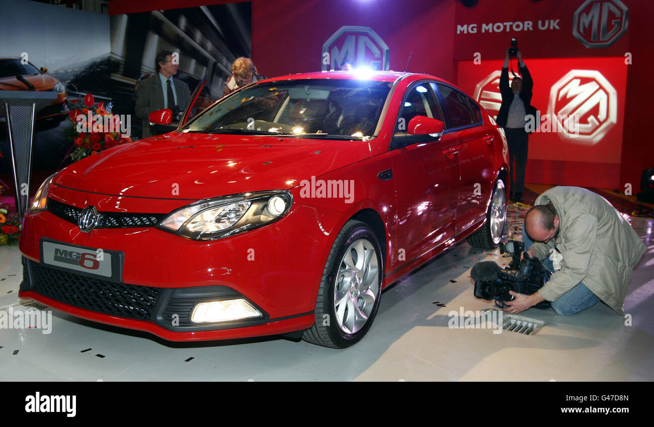 The new MG6 car Stock Photo - Alamy