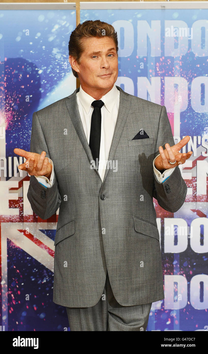 Britain's Got Talent photocall - London. David Hasselhoff at a ...