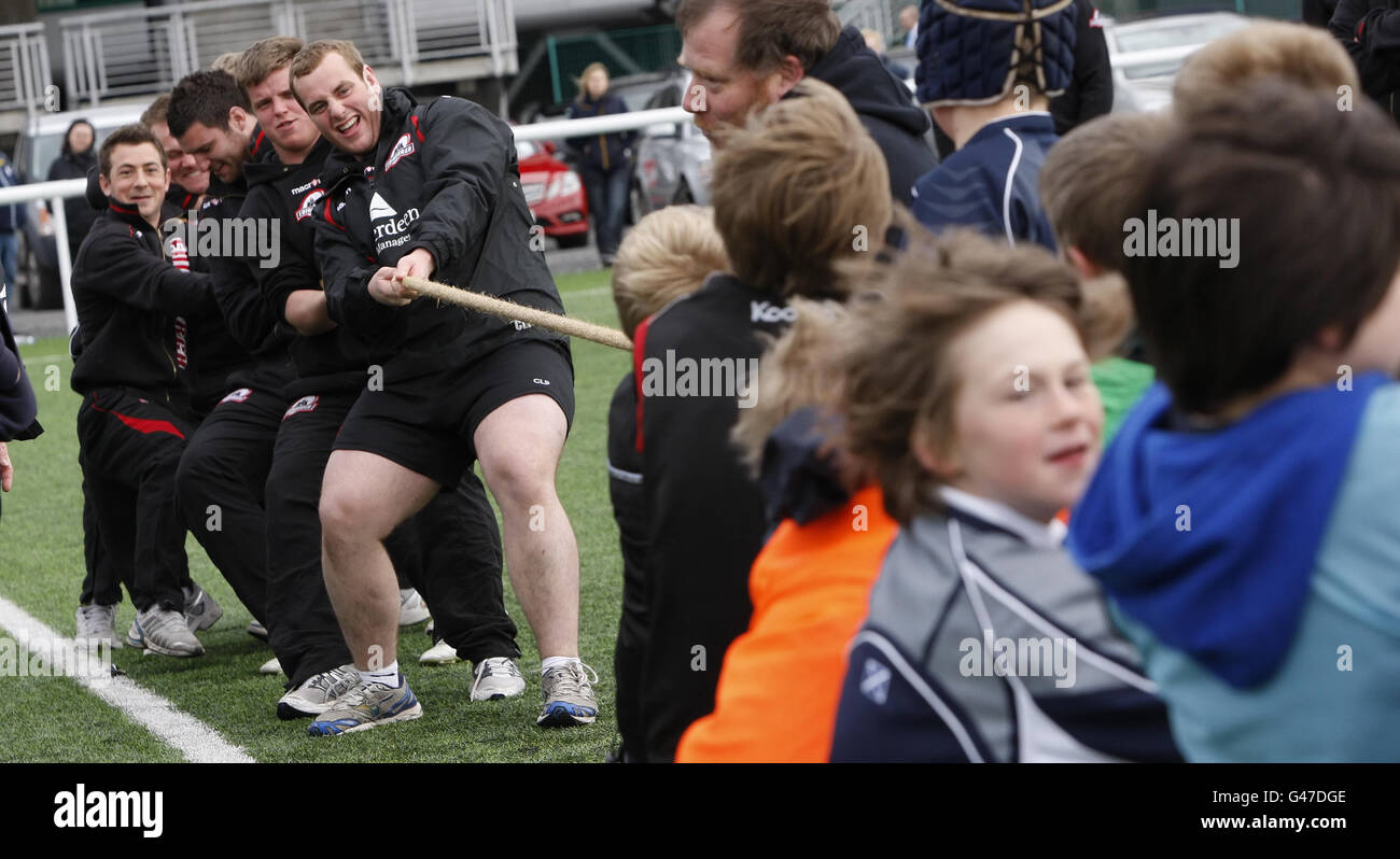 Edinburgh rugby easter camp hi-res stock photography and images - Alamy