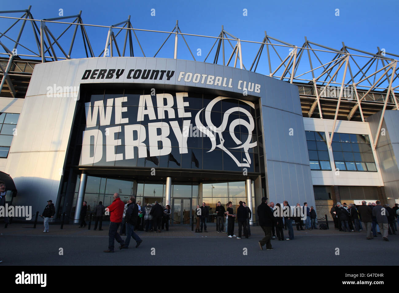 Pride park english soccer hi-res stock photography and images - Alamy