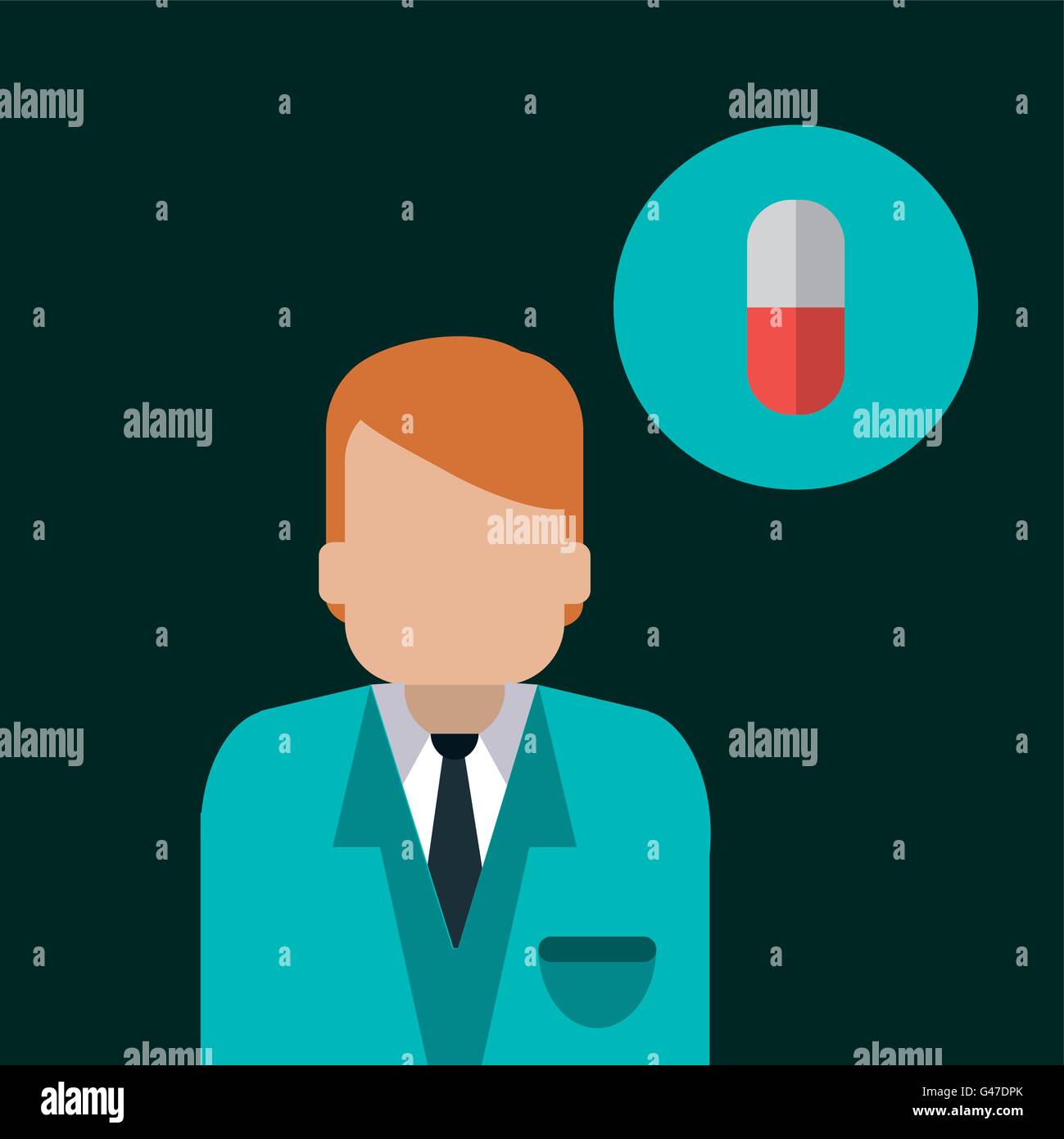 Medical care design. Health care icon. Colorfull illustration, v Stock ...