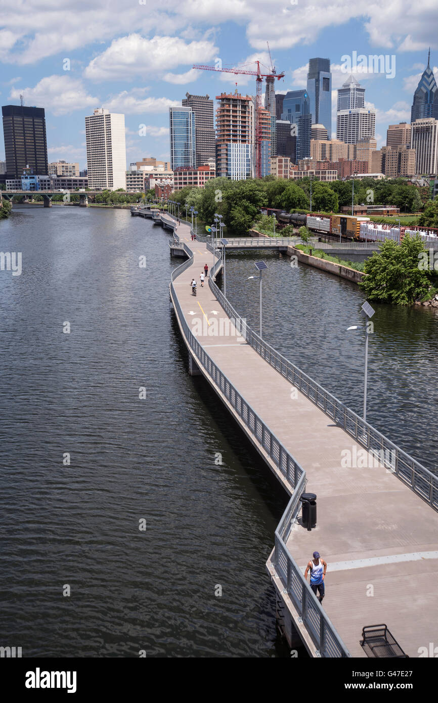 Schuylkill river trail hi-res stock photography and images - Alamy