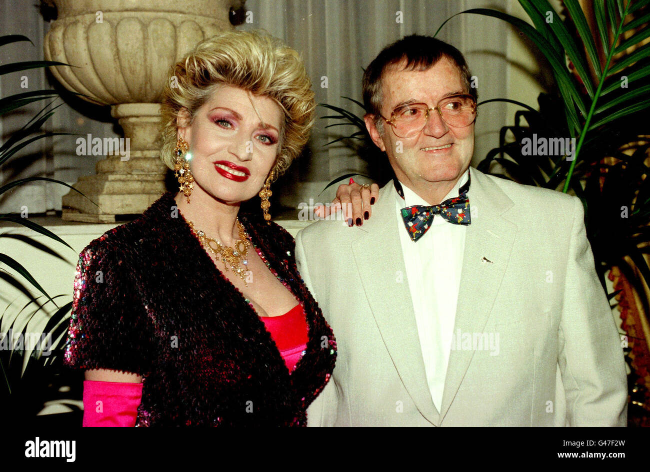 PA NEWS FAITH BROWN AND HER HUSBAND AT THE CARNIVAL BALL AT HE SAVOY ...