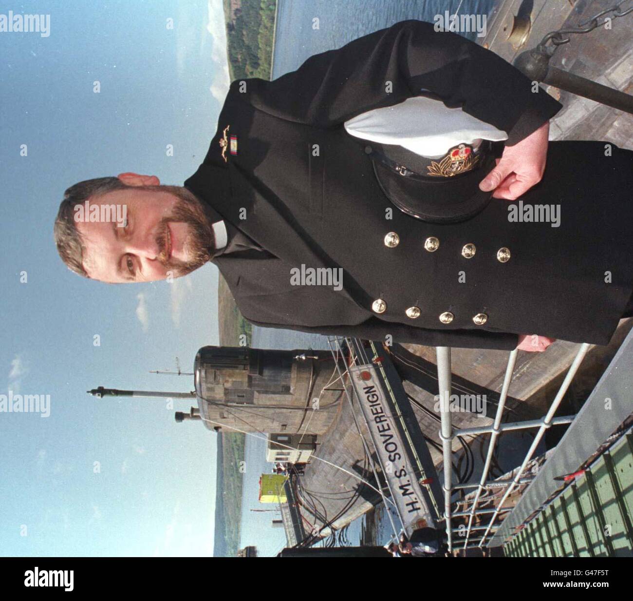 RN Submarine chaplain 2 Stock Photo - Alamy