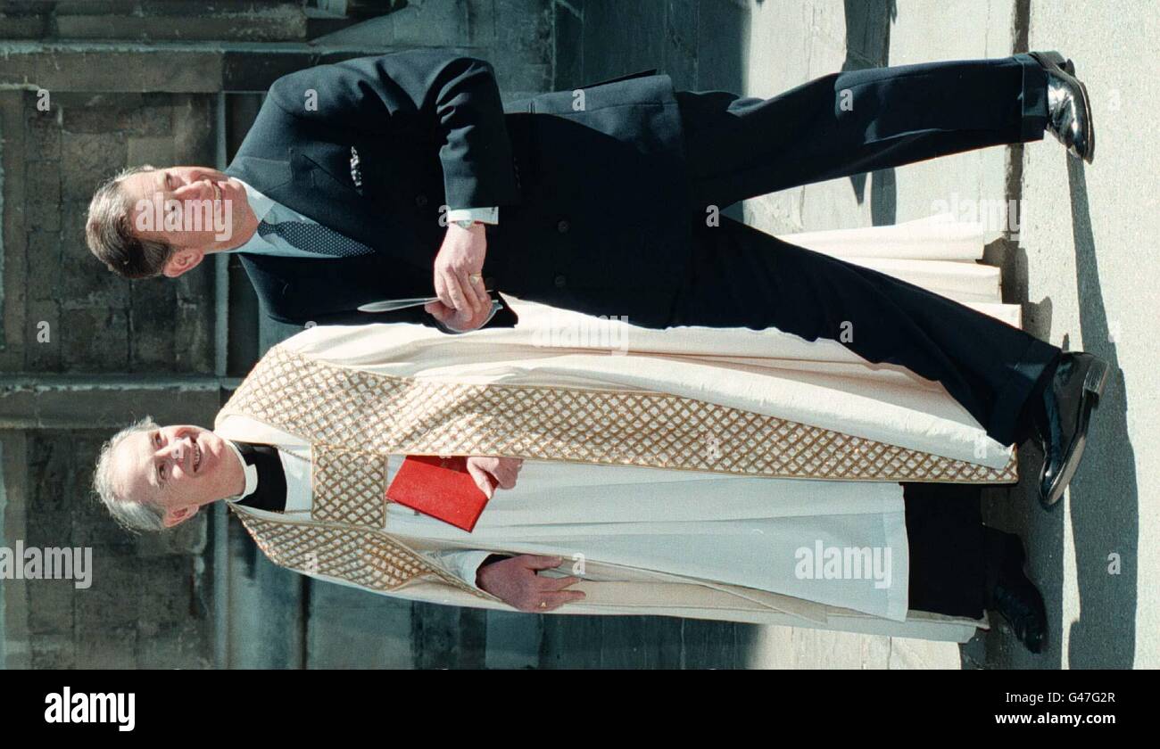 The Prince of Wales and the Reverand Dr John Simpson, Dean of ...