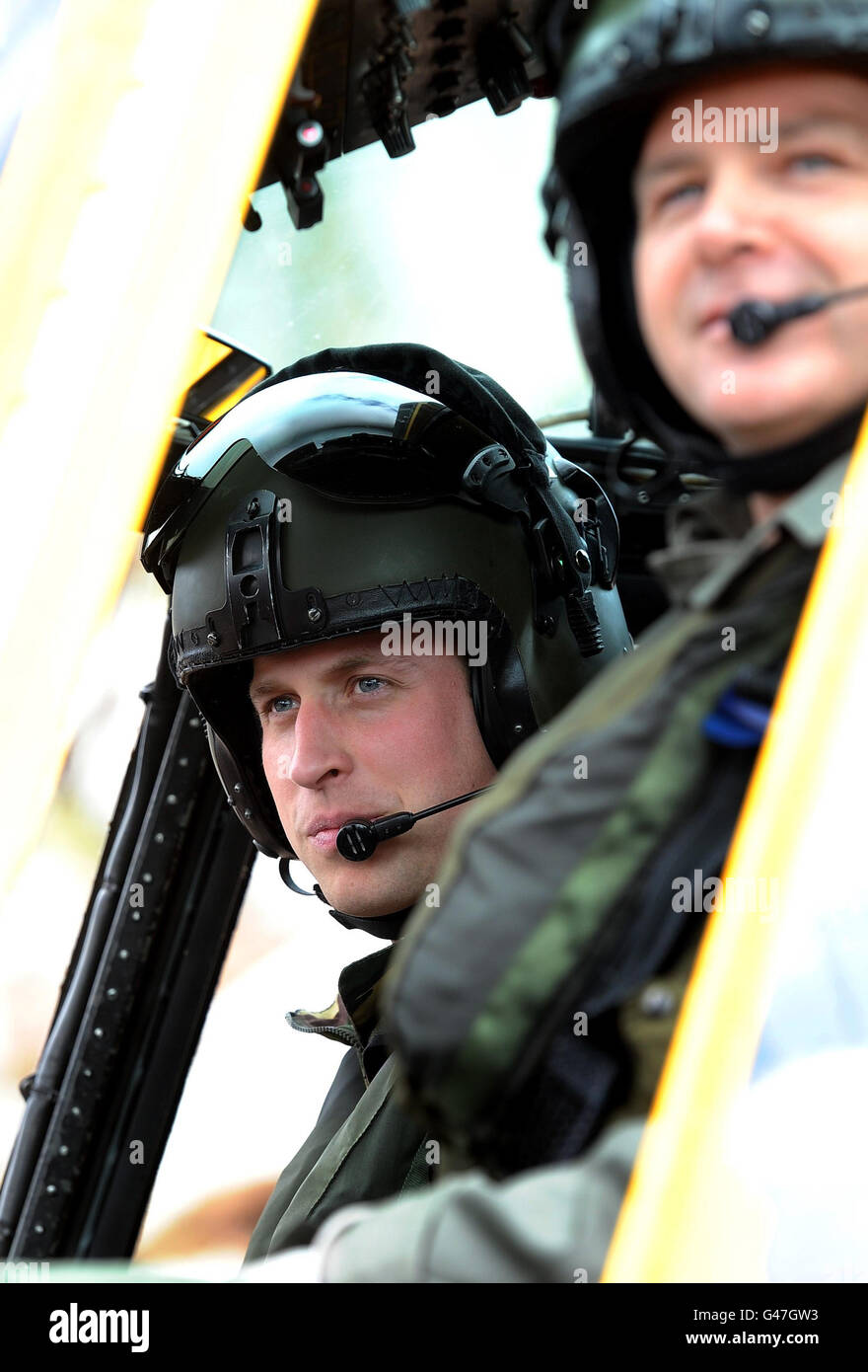 Prince William training exercise Stock Photo - Alamy