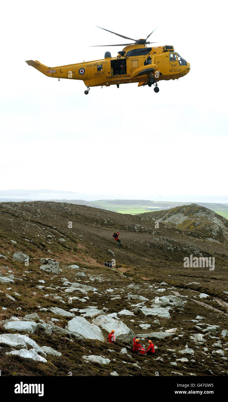 Prince William training exercise Stock Photo - Alamy