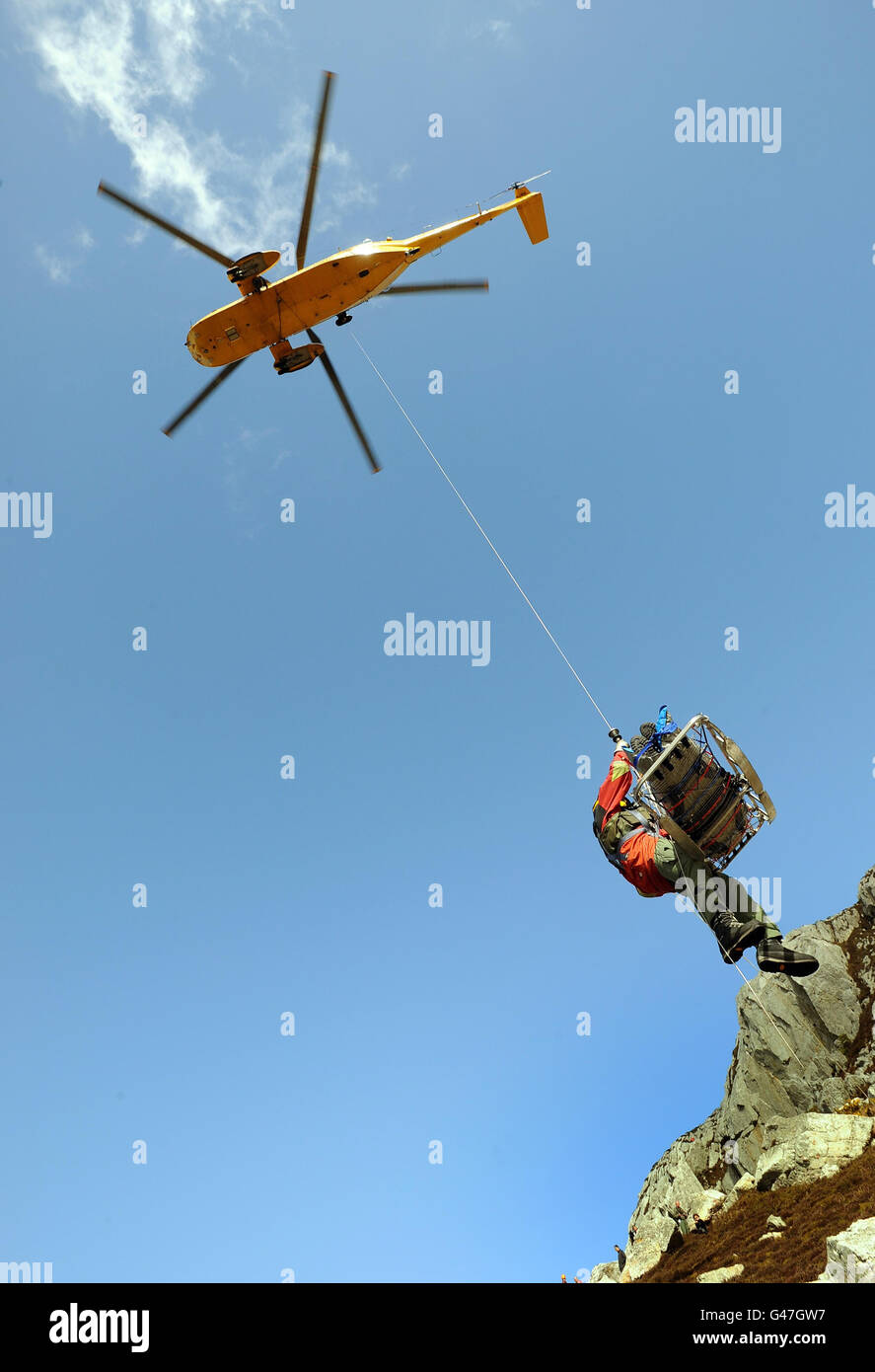 Prince William training exercise Stock Photo - Alamy