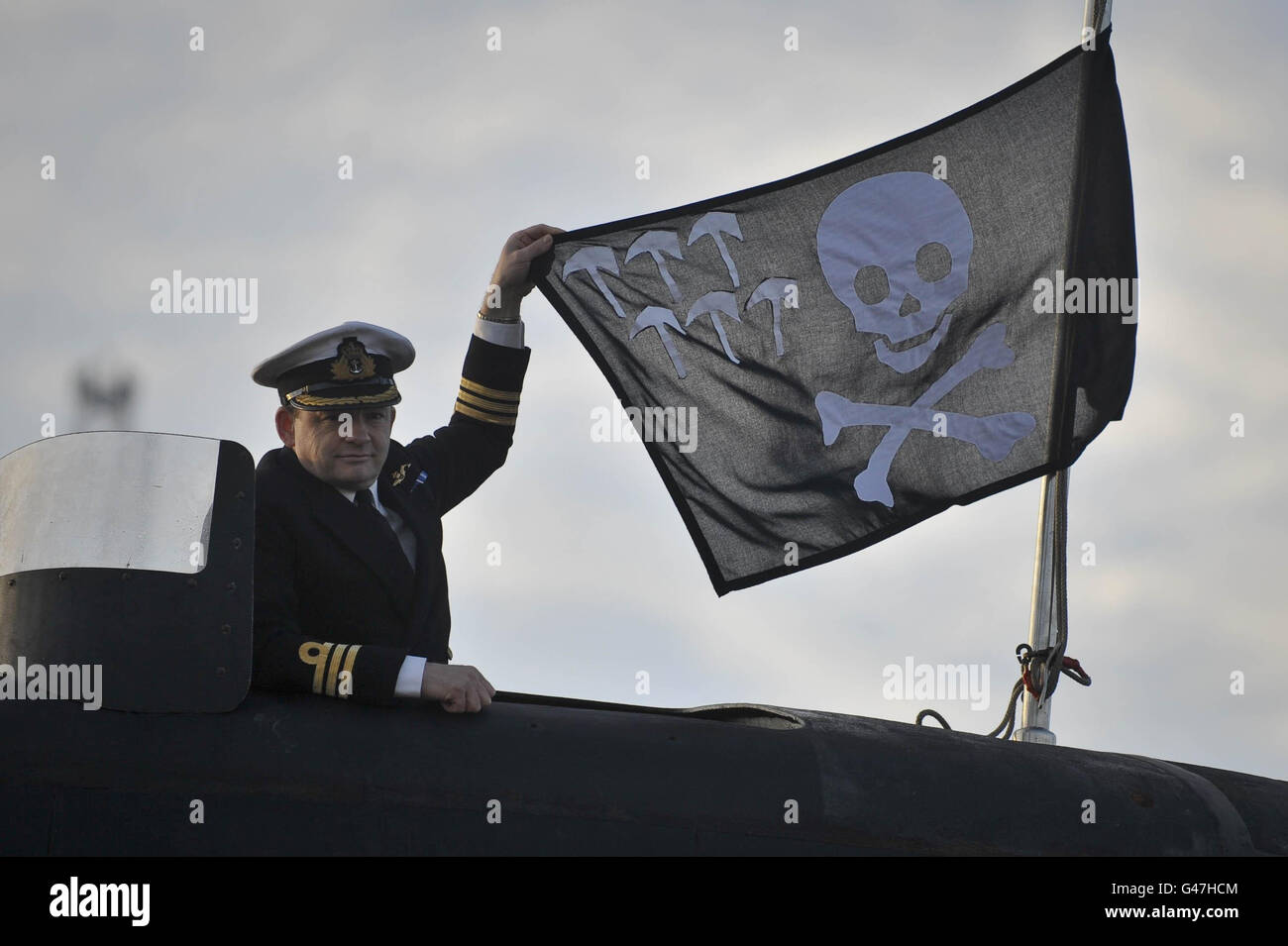 Hms triumph sails back into davenport hi-res stock photography and ...