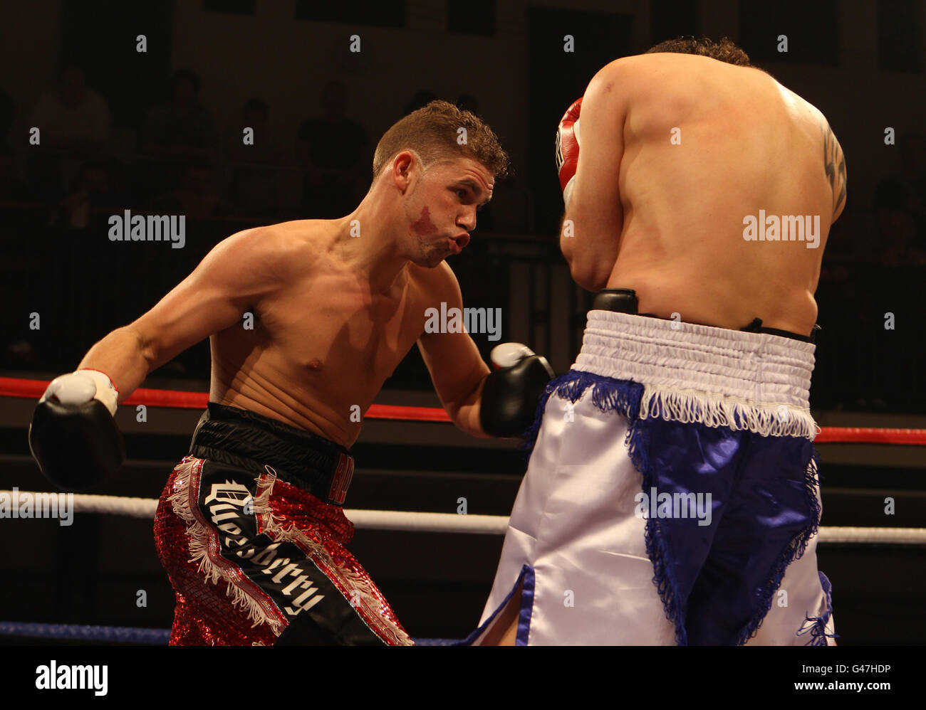Boxing - York Hall Stock Photo - Alamy