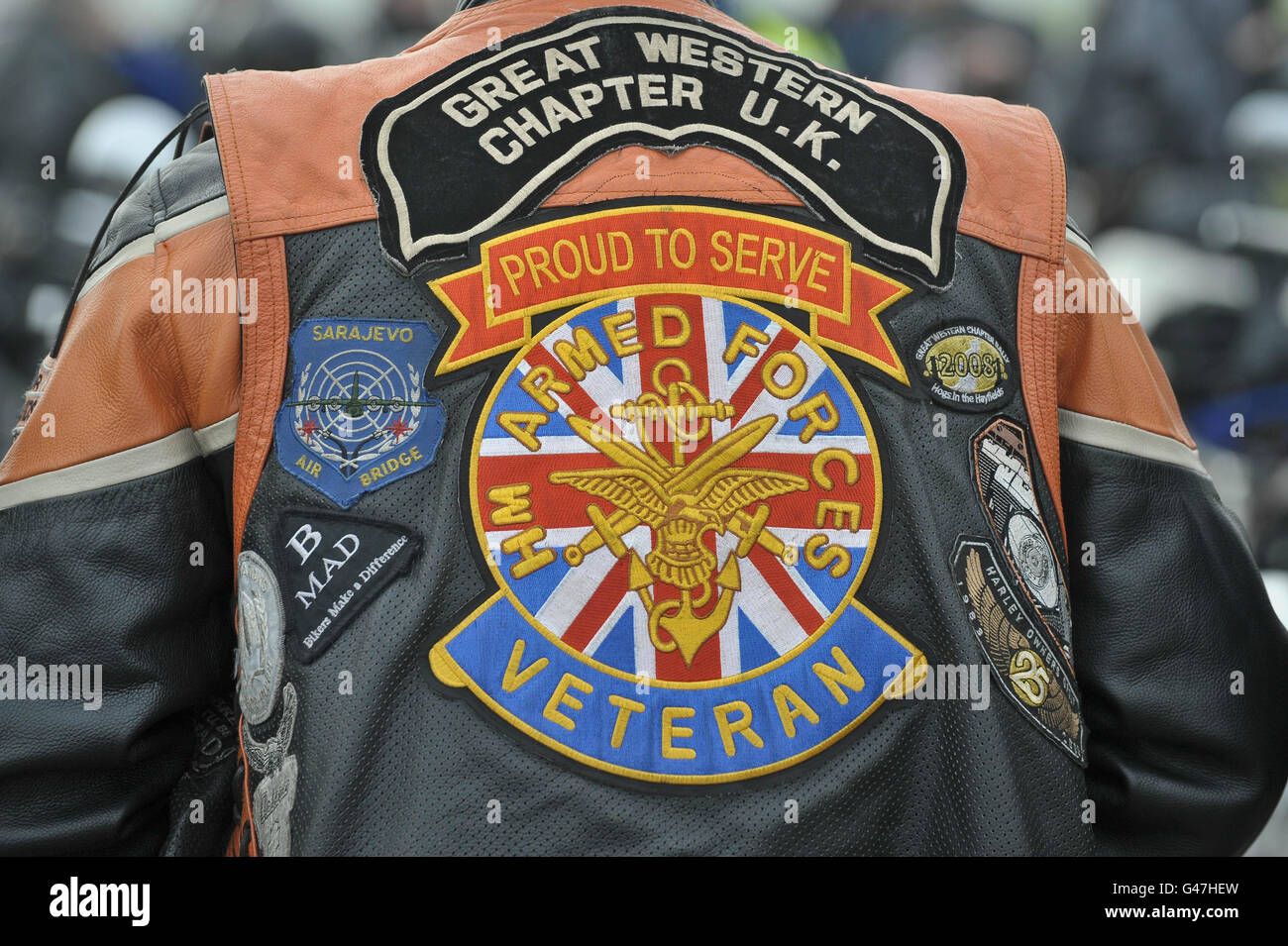 Ride of Respect for soldiers Stock Photo - Alamy
