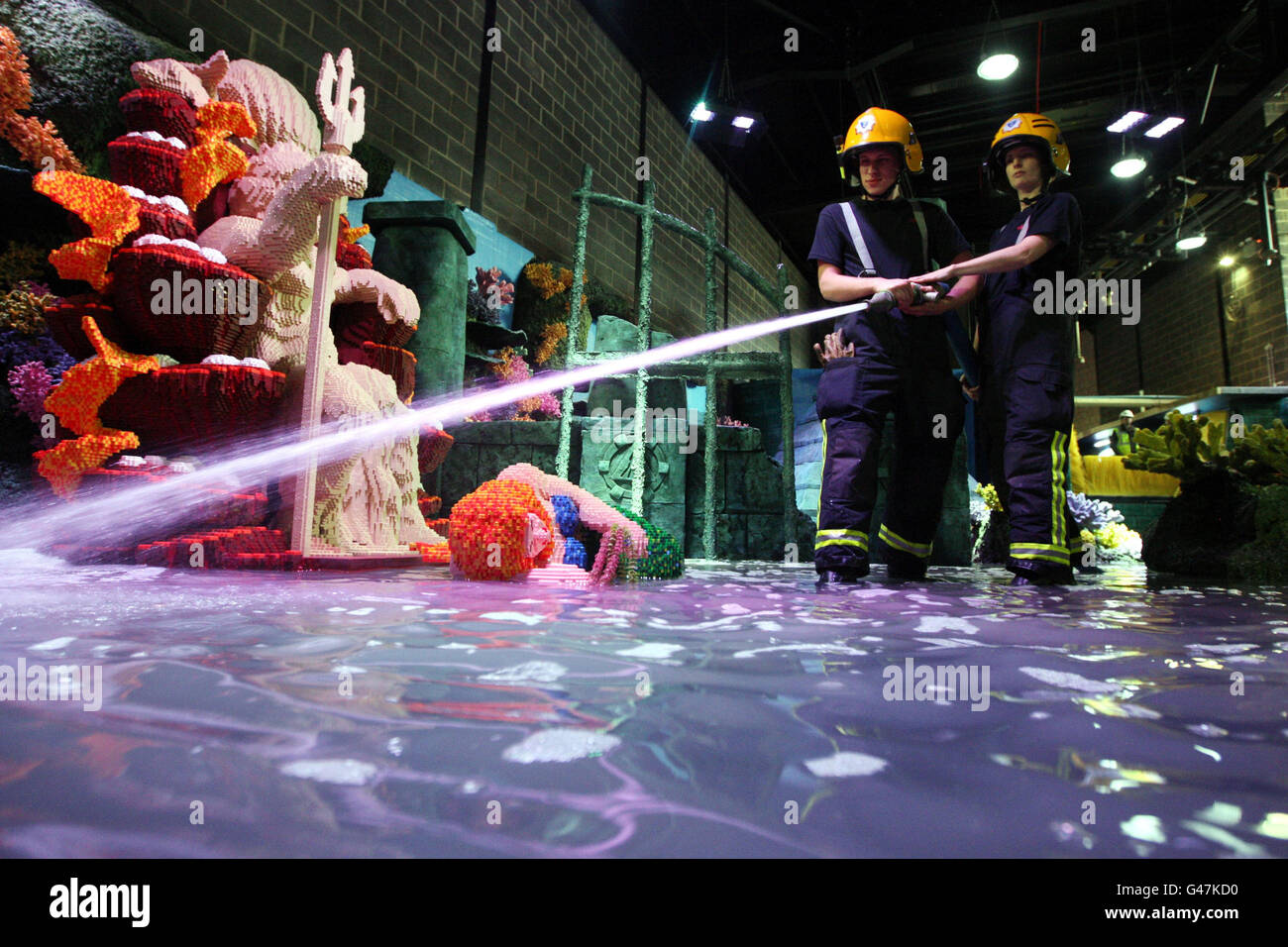 New Legoland Atlantis ride Stock Photo - Alamy
