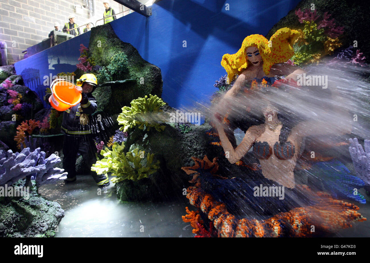 New Legoland Atlantis ride Stock Photo - Alamy