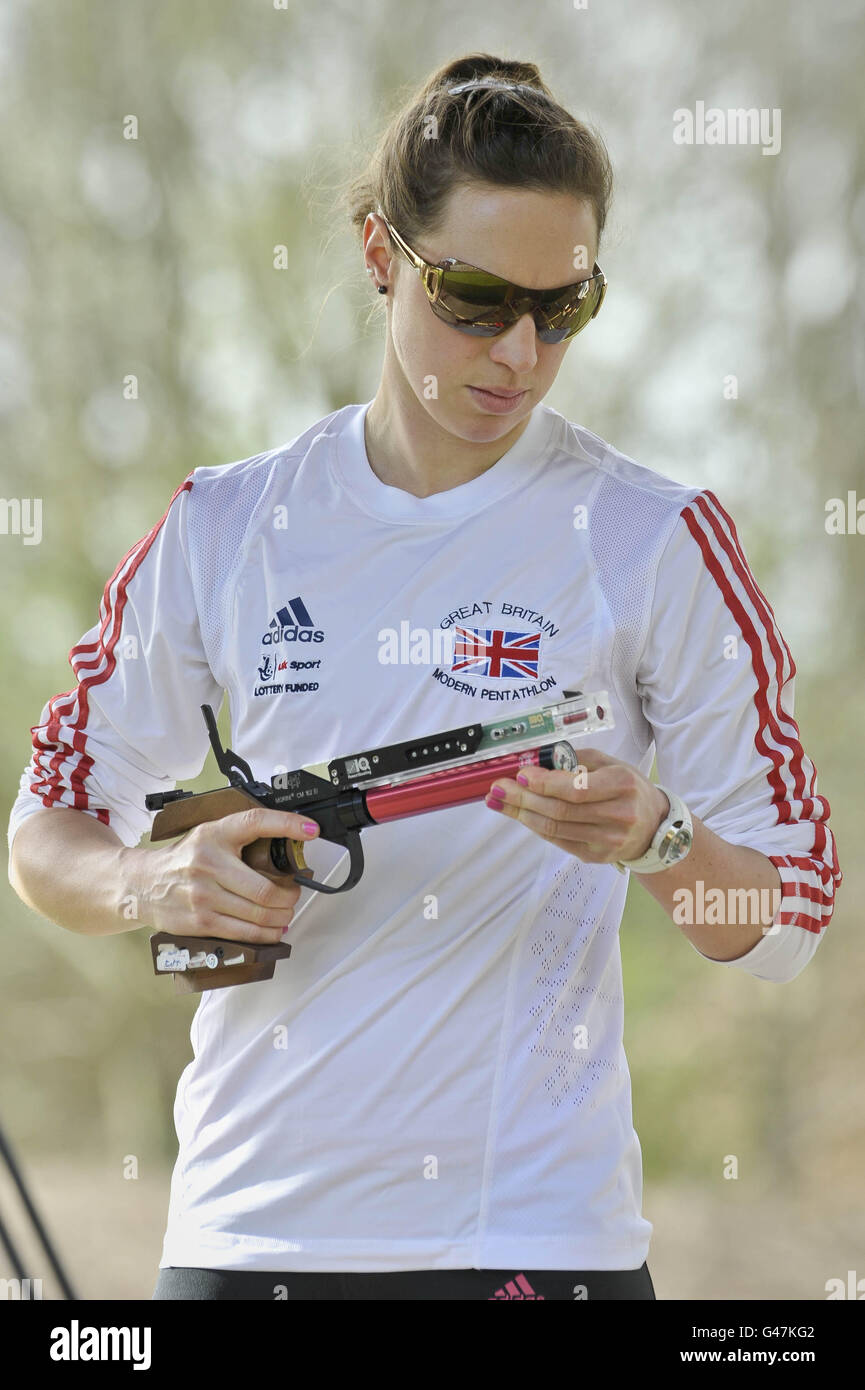 Pentathlete hi-res stock photography and images - Alamy