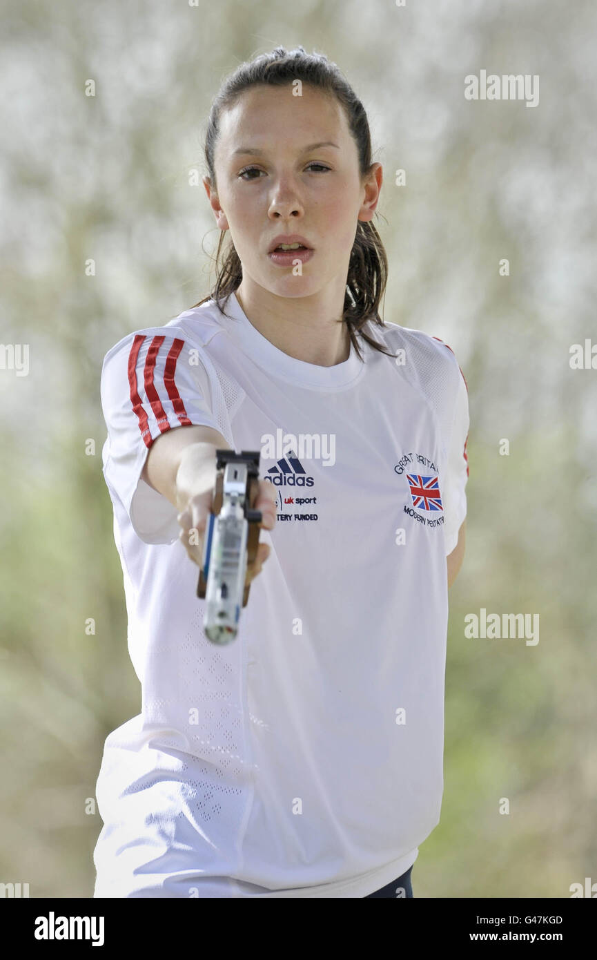 Pentathlon Olympics Shooting High Resolution Stock Photography and ...