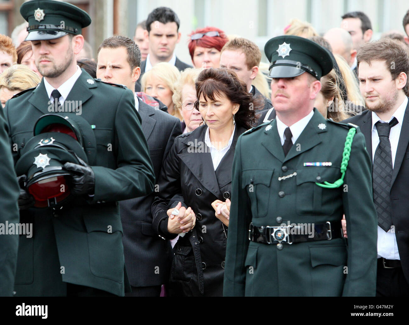 PSNI Constable Ronan Kerr's mother Nuala and family follow Ronan's ...