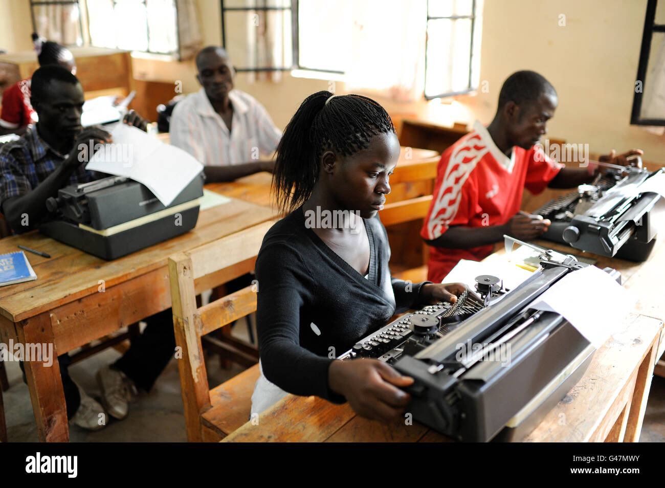 KENYA Turkana Region, refugee camp Kakuma, vocational training ...