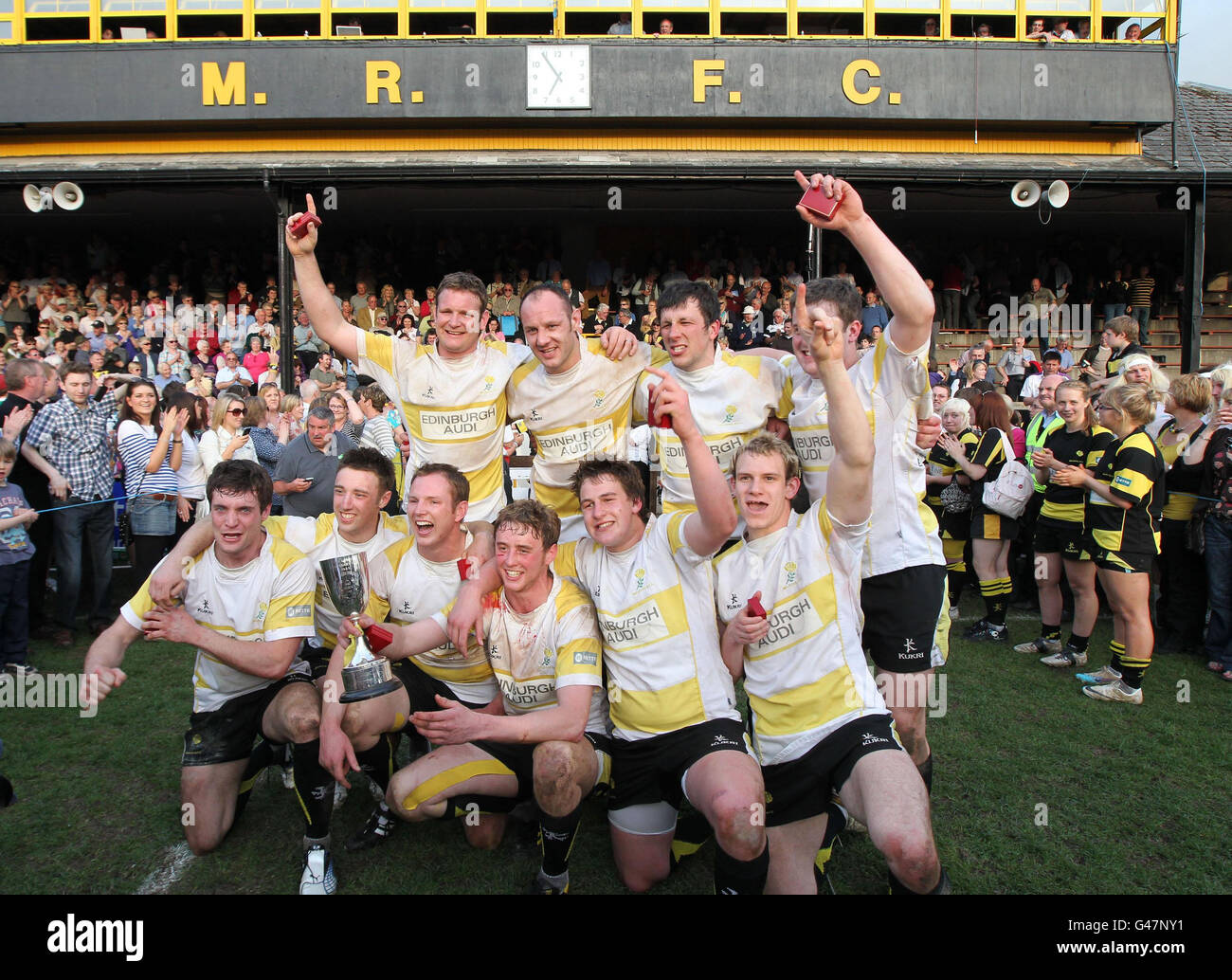 Rugby Union - 2011 Melrose Sevens - Melrose Rugby Club Stock Photo - Alamy