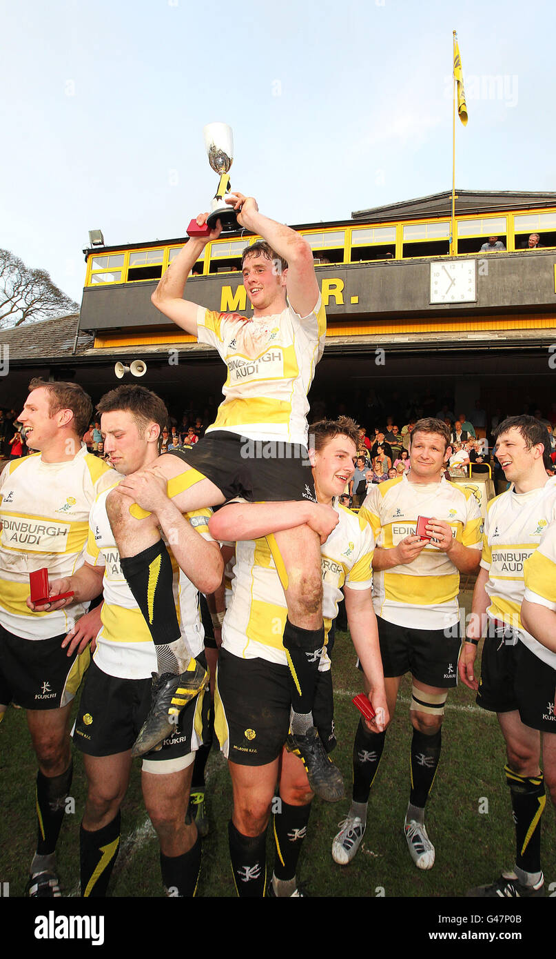 Melrose win the melrose sevens at melrose rugby club hi-res stock ...