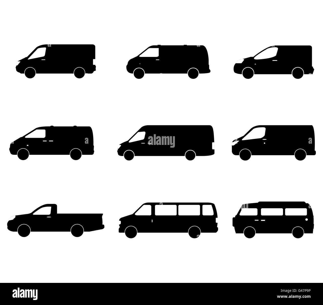 Camper van vans Cut Out Stock Images & Pictures - Alamy