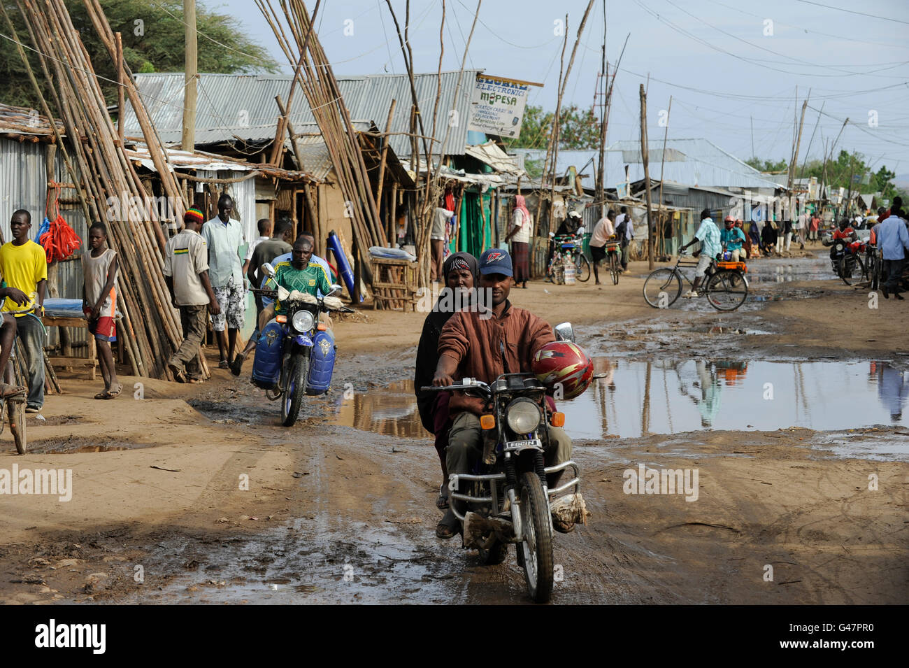 KENYA Turkana Region, refugee camp Kakuma, where 80.000 refugees from ...