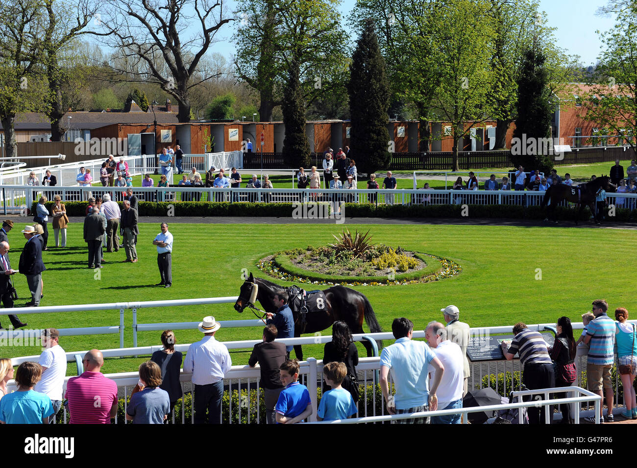 Family fun race day at lingfield park hi-res stock photography and ...