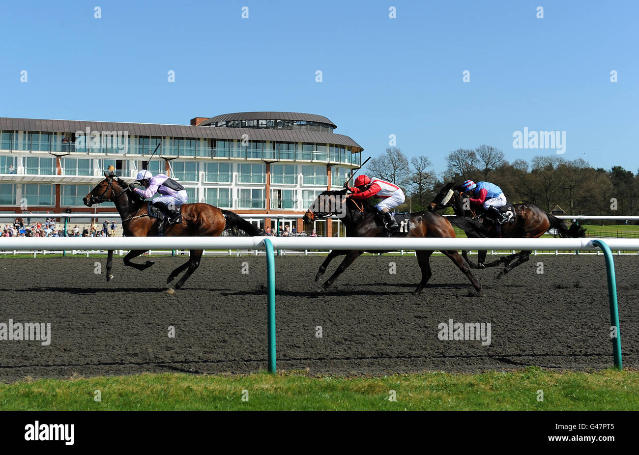 Family fun race day at lingfield park hi-res stock photography and ...