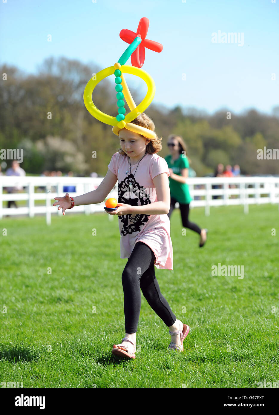 Family fun race day at lingfield park hi-res stock photography and ...