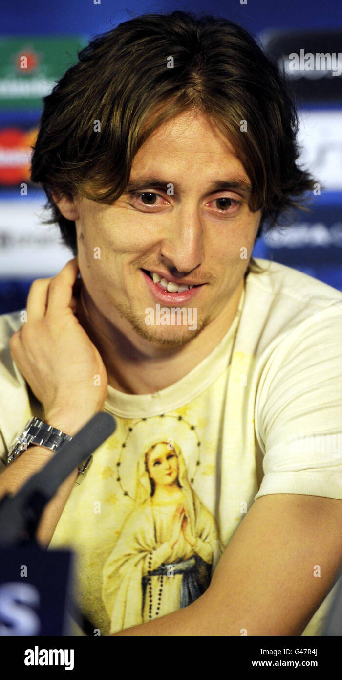 Tottenham hotspurs luka modric press conference white hart lane hi-res ...