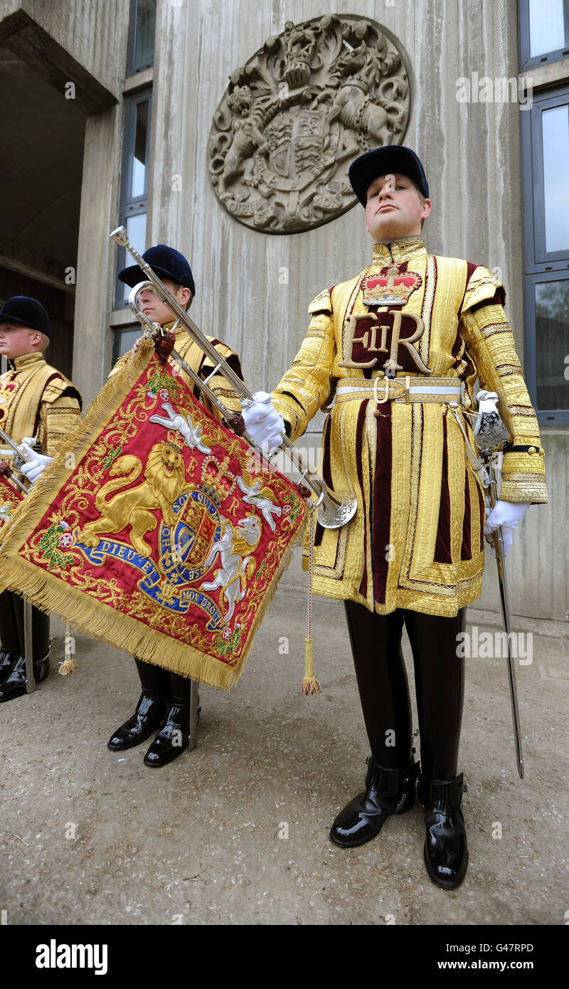 State Trumpeters of the Household Cavalry, who will perform at the ...